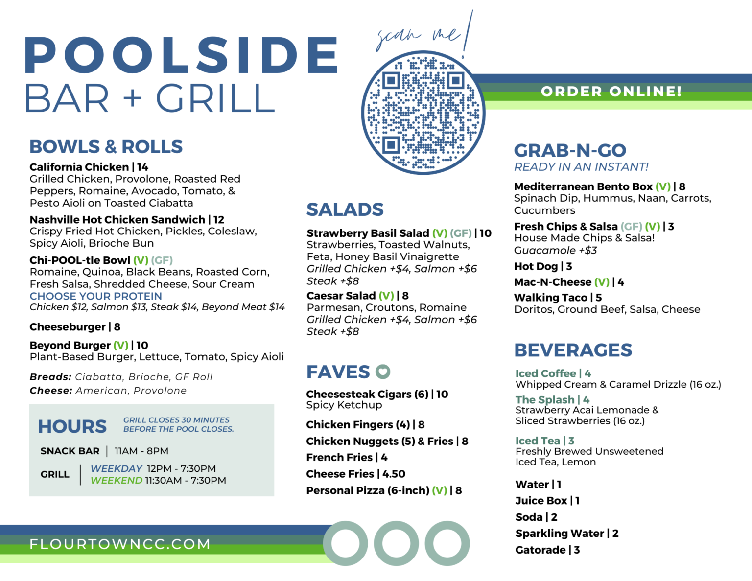 Menus + Private Parties - Flourtown Country Club